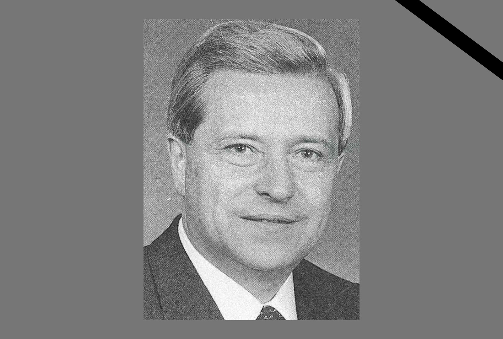 CDU IM RÖMER - Wir trauern um Dr. Hans-Jürgen Moog